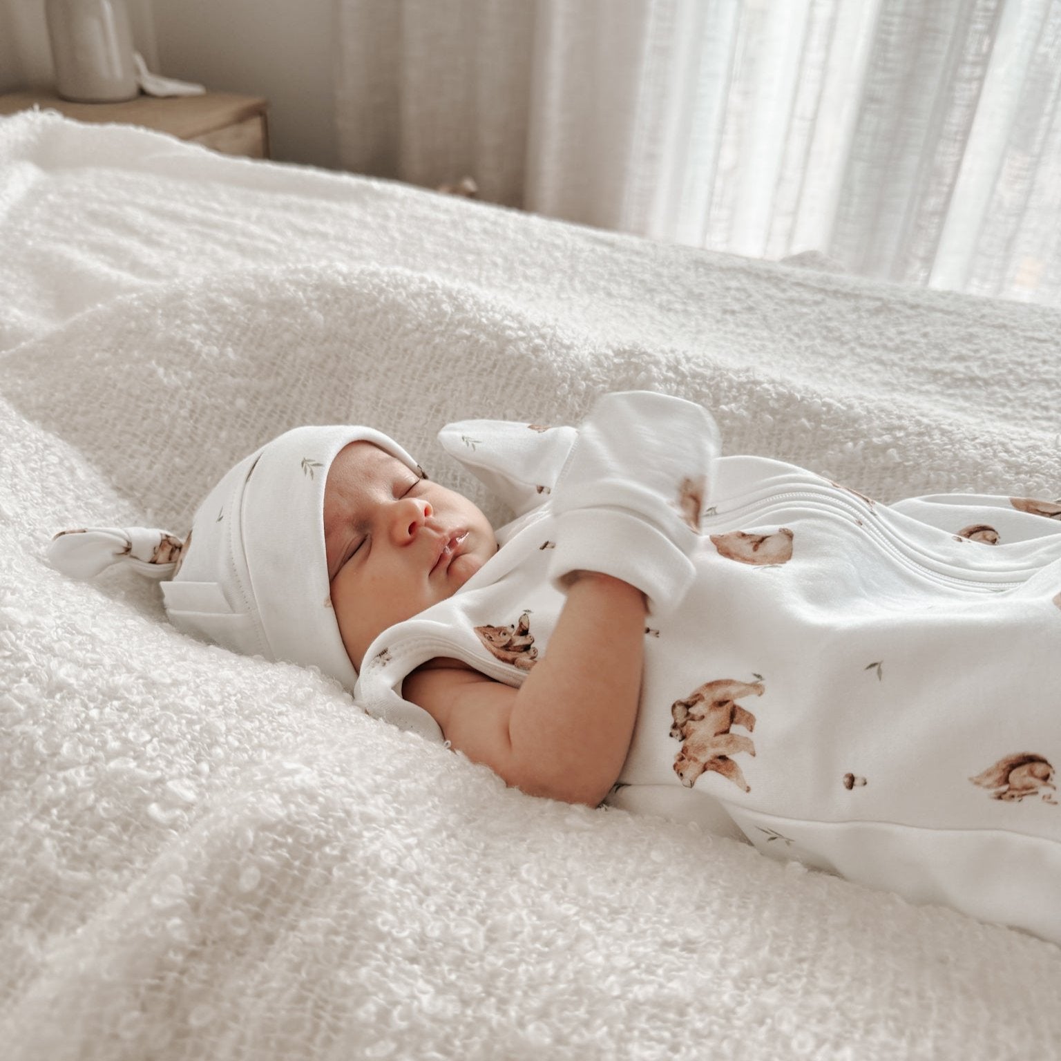 Baby Newborn Little Bear 5 Piece Gift Set Hamper Organic